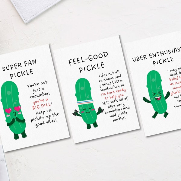 Pickle Card - Etsy
