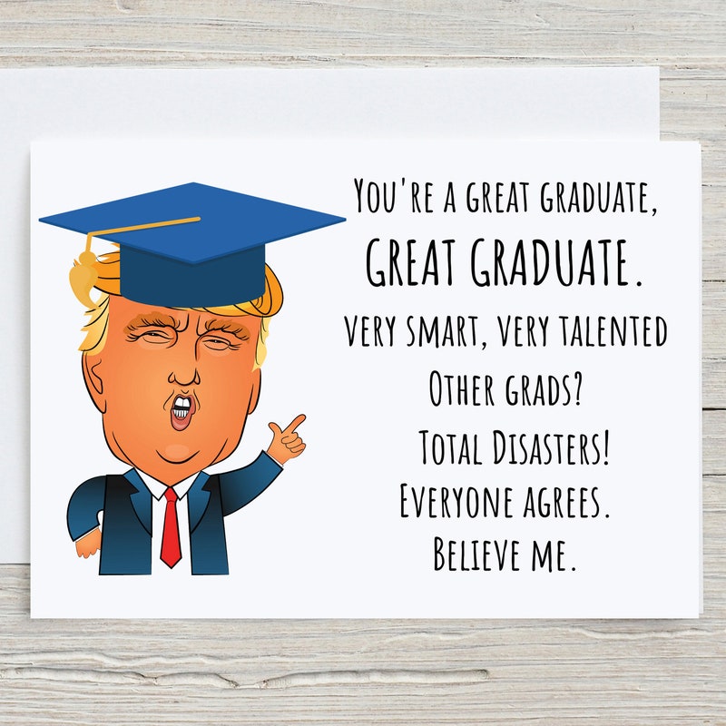 Funny Graduation Card - Etsy