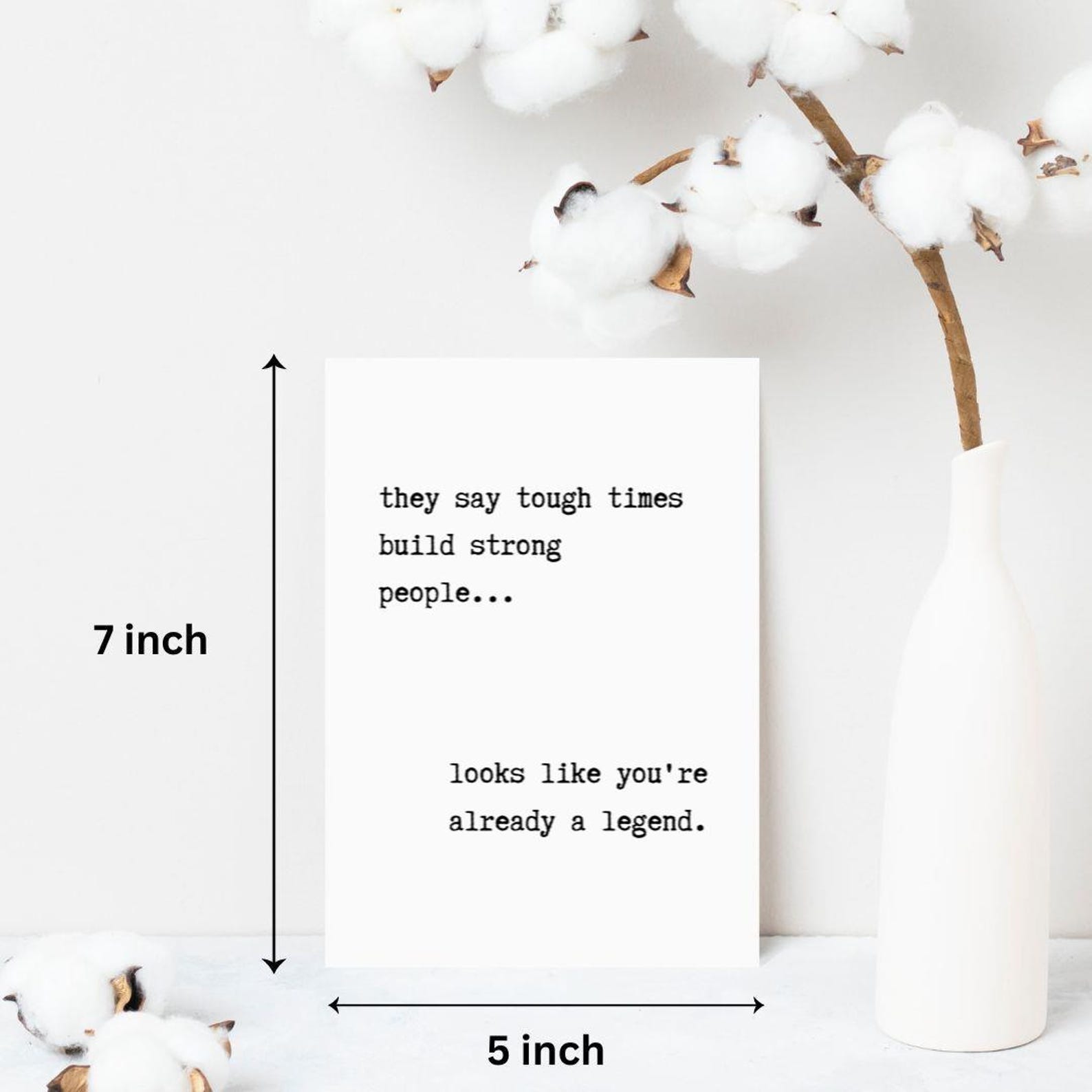 Unstoppable Motivation Card – Encouraging Quote Greeting Card ...