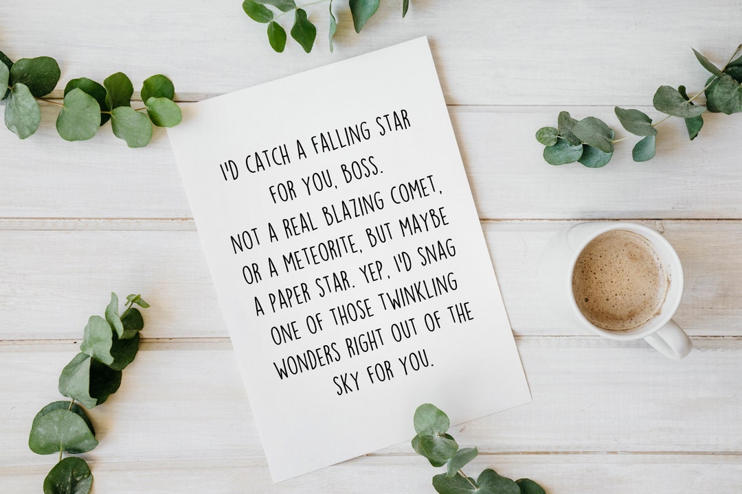Best Boss Ever Funny Card, Boss Appreciation & Bosses Day Gift, Manager ...