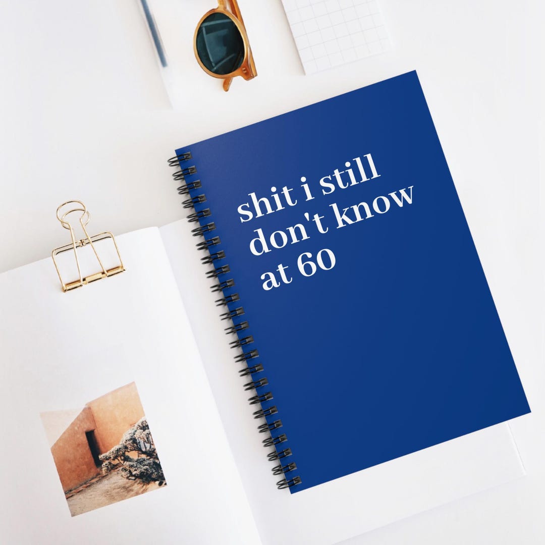 Funny 60th Birthday Gift - Bucket List Journal for Women - Turning 60 ...