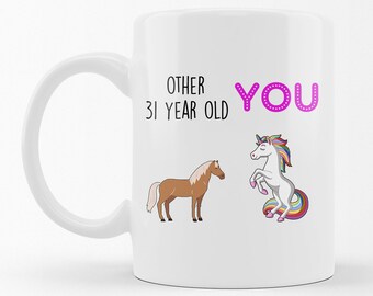 31st Birthday Gift 31 Years Old Funny 31st Birthday Mug 31 - Etsy