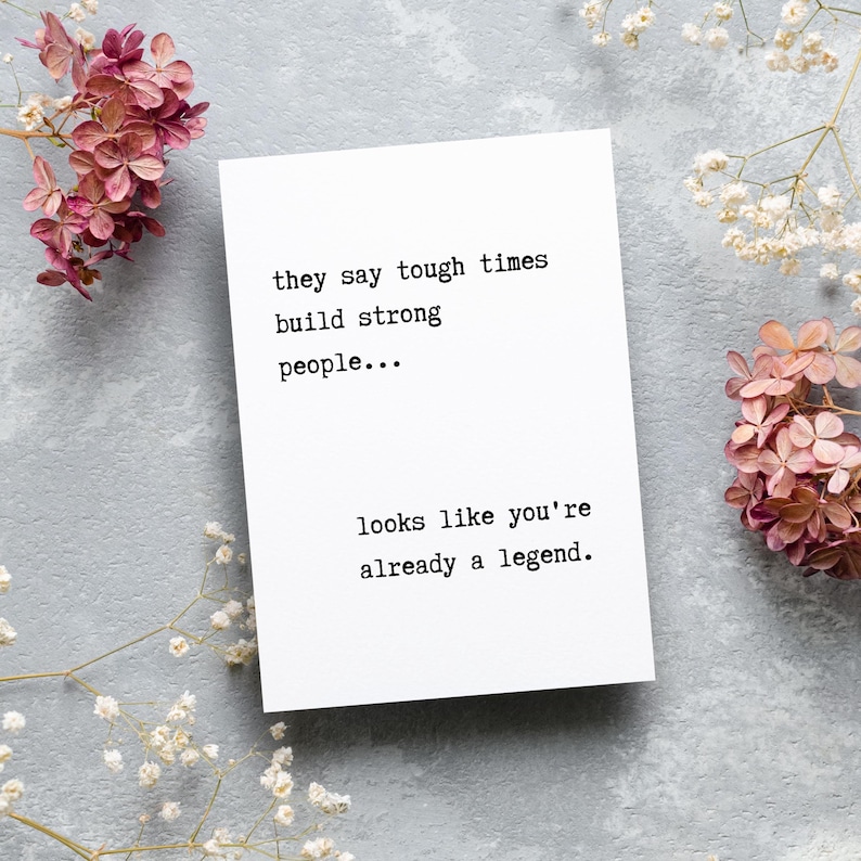 Unstoppable Motivation Card – Encouraging Quote Greeting Card ...
