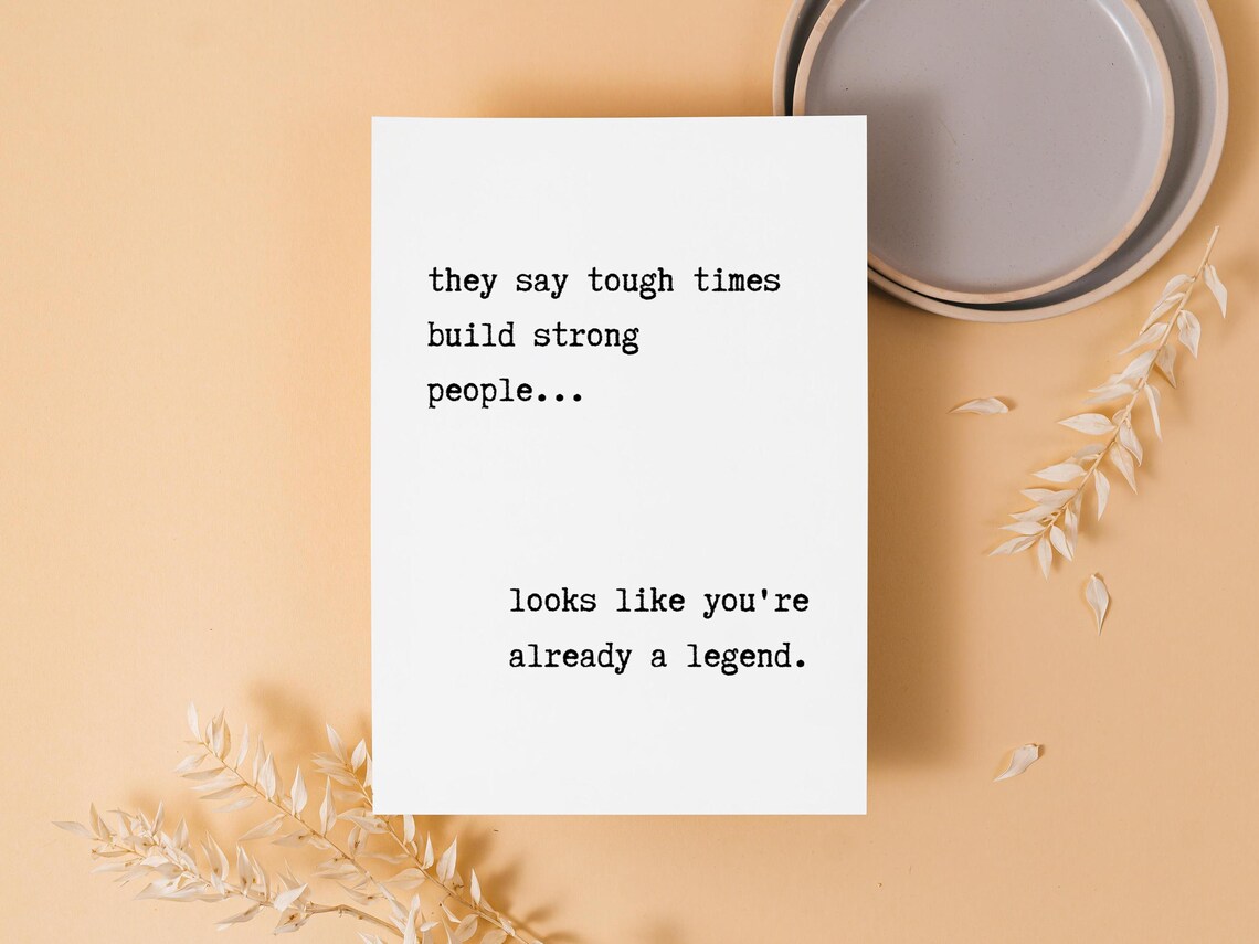Unstoppable Motivation Card – Encouraging Quote Greeting Card ...