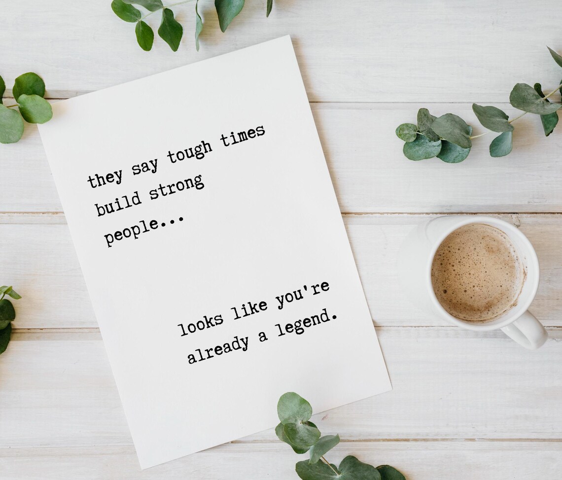Unstoppable Motivation Card – Encouraging Quote Greeting Card ...