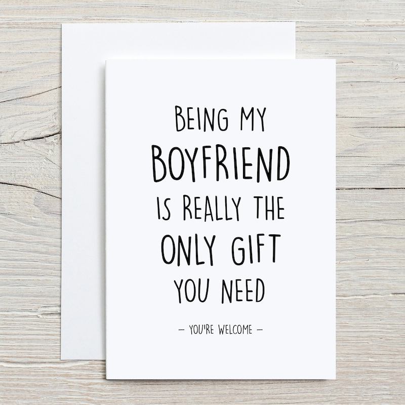 Boyfriend Card - Etsy