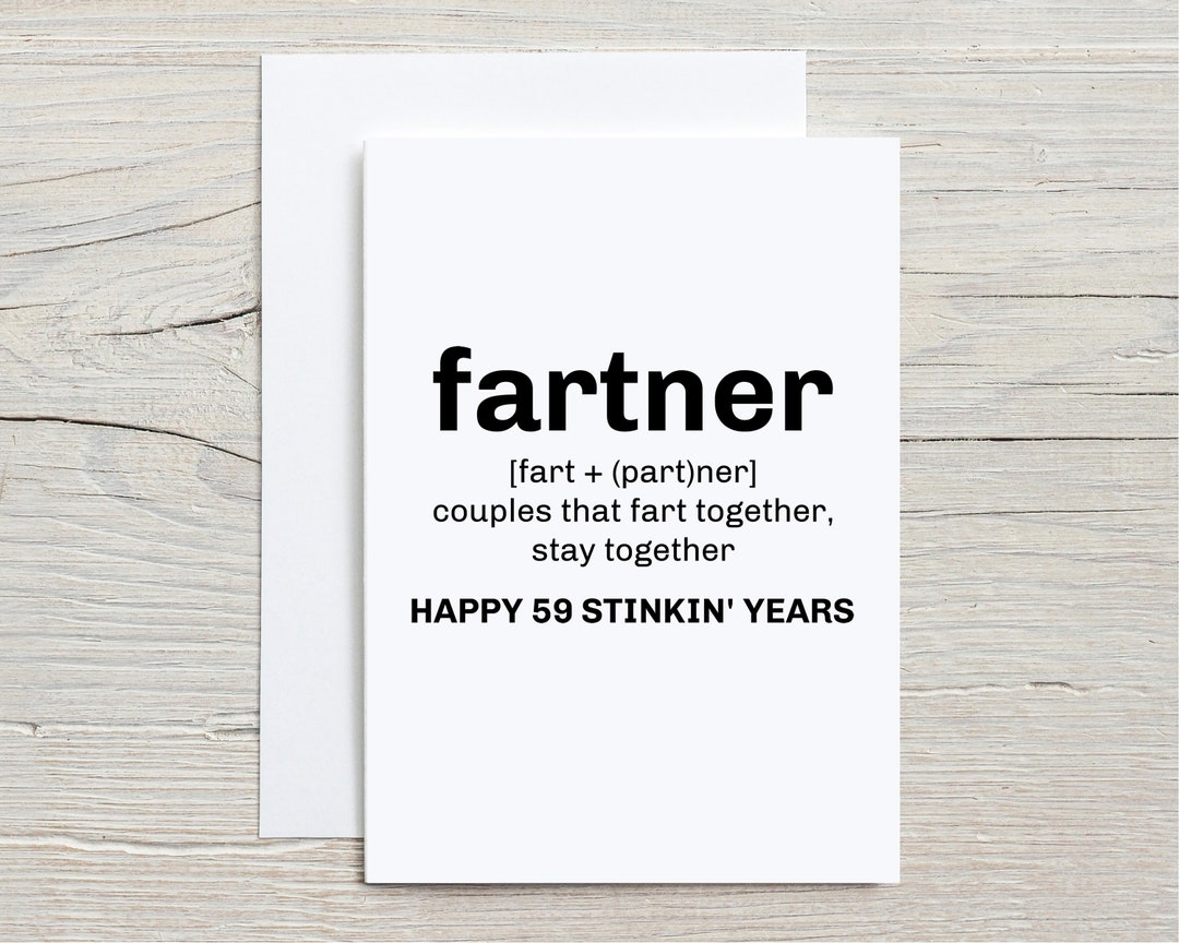 59th Anniversary Card 59th Anniversary Card for Husband 59 - Etsy