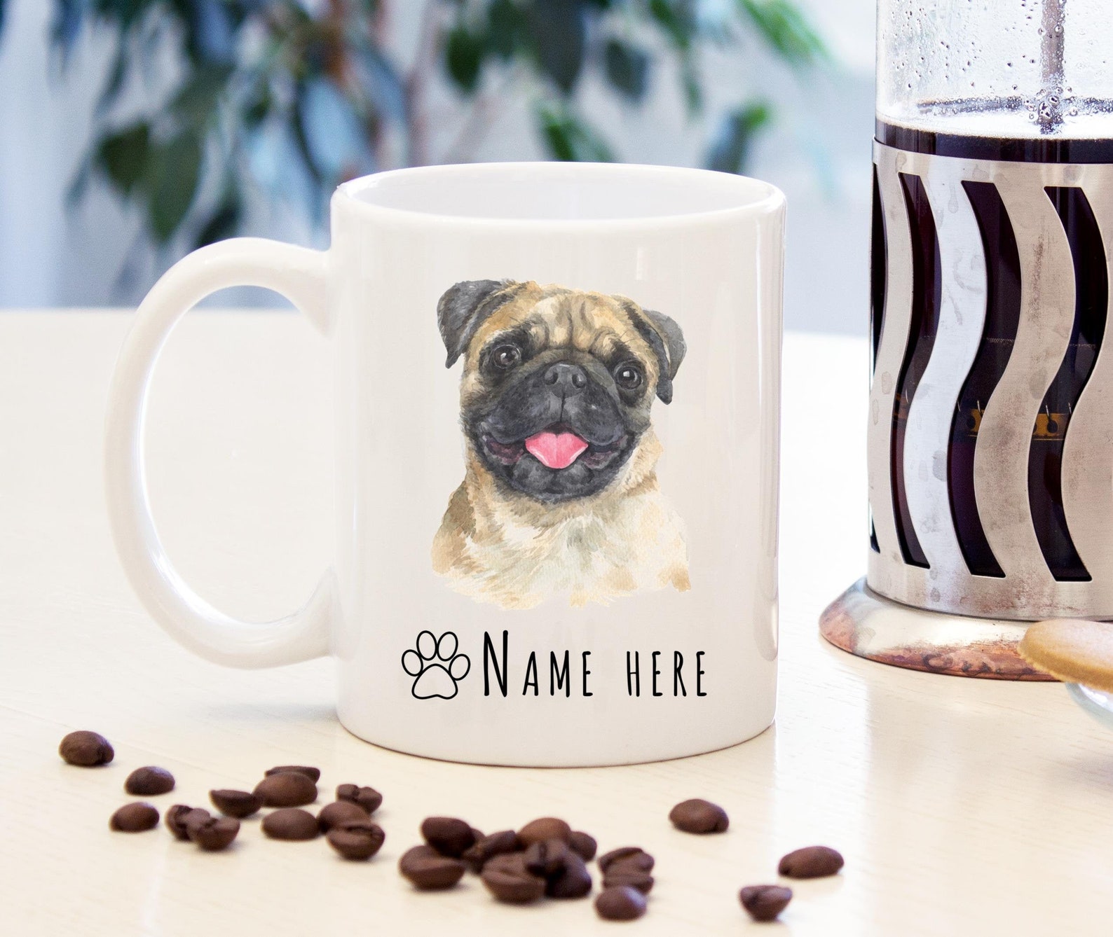 Pug Mug Best Gift For Pug Mom Pug Gift For All Pug Lovers | Etsy