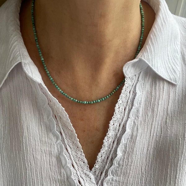 Small Bead Necklace - Etsy