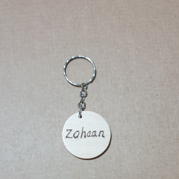 Wooden Key Ring - Etsy