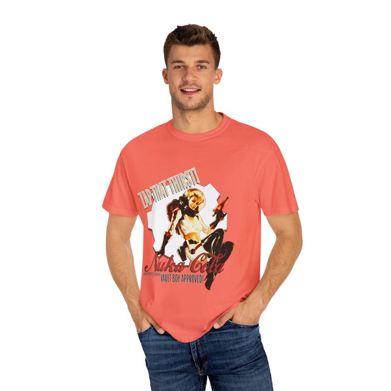 Fallout Fan Art Nuka Cola T-shirt - Vintage Gamer Tee, Gifts for Gamers ...