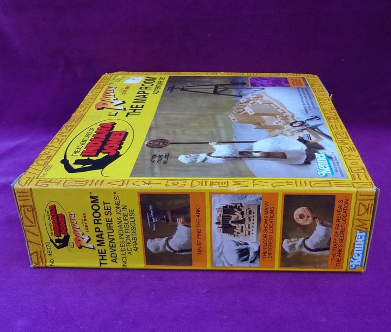 1982 the Map Room, Indiana Jones Raiders of the Lost Ark Play Set for 3 ...