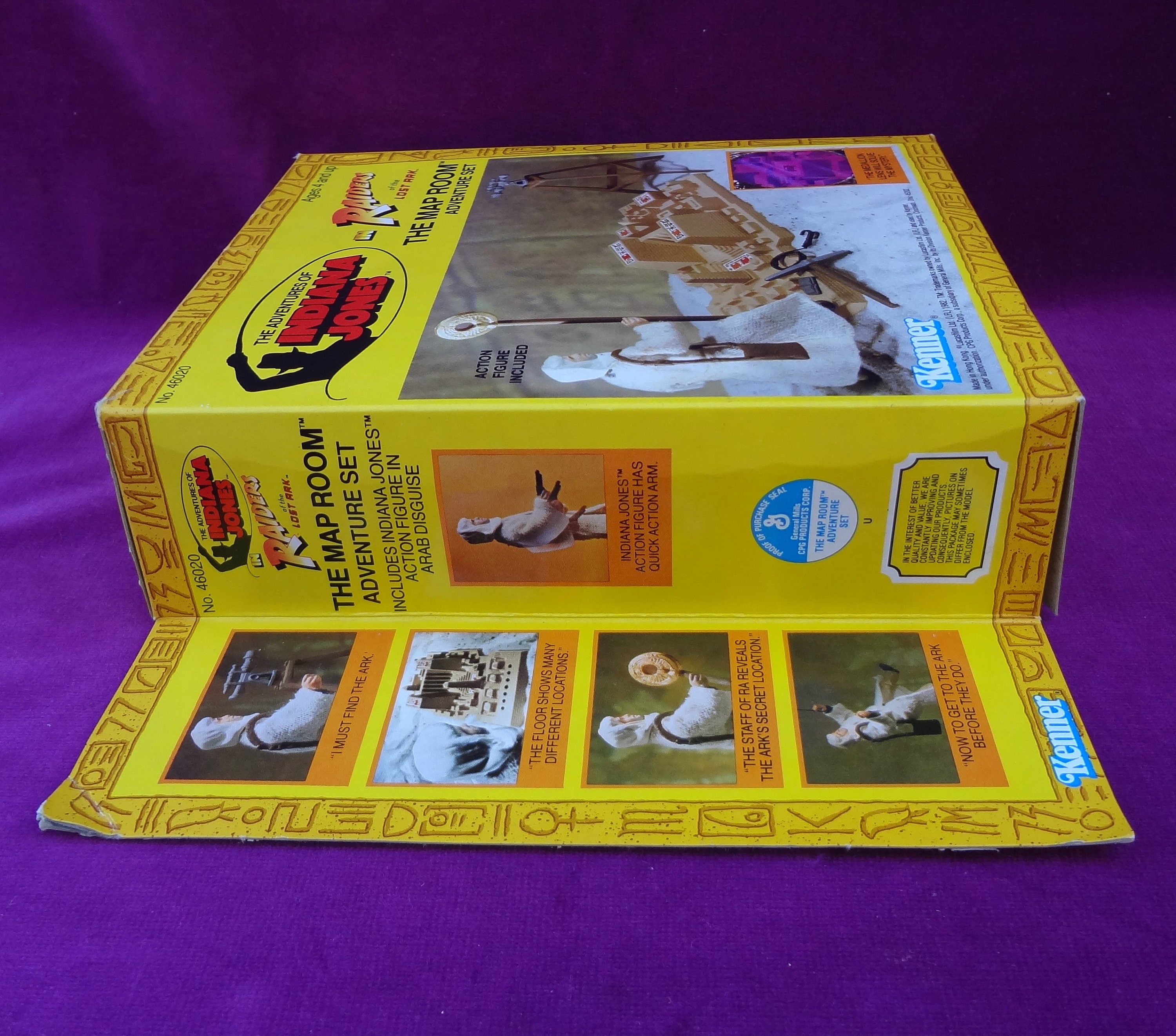 1982 the Map Room, Indiana Jones Raiders of the Lost Ark Play Set for 3 ...