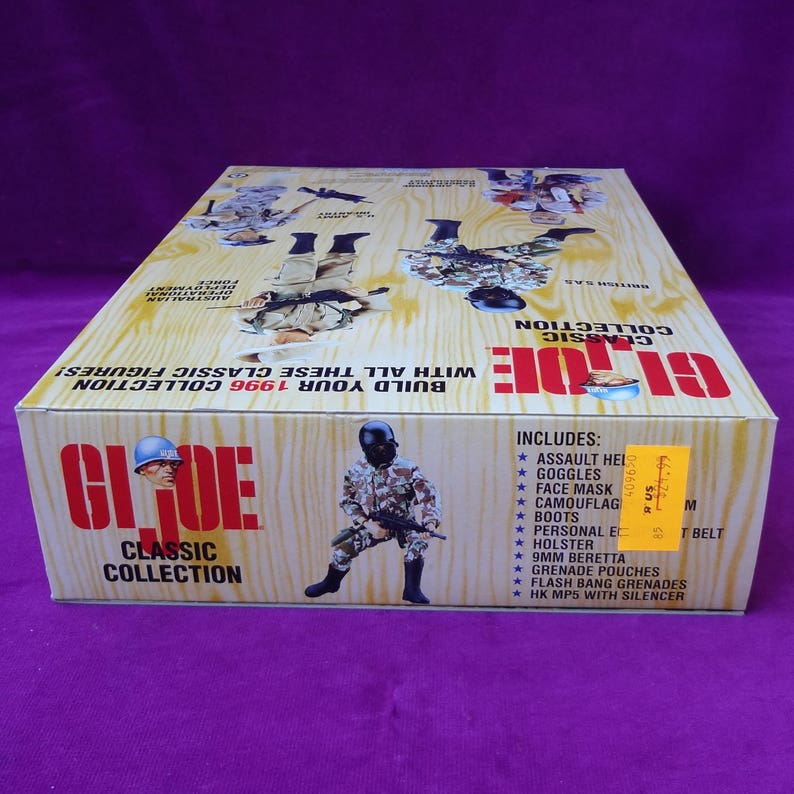 GI JOE Classic Collection British S.A.S Hasbro 1996 Vintage Brunette 12 ...