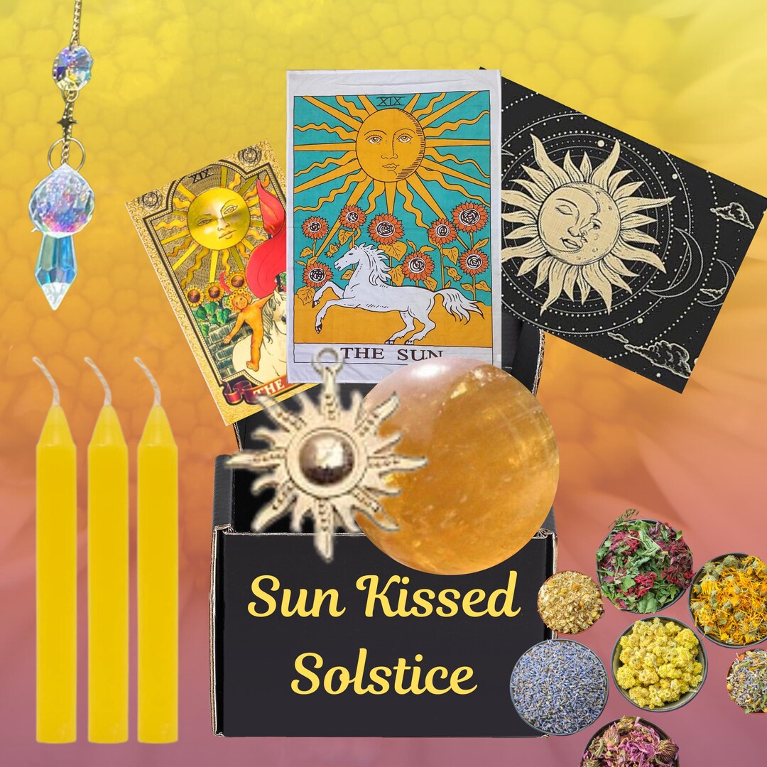 Sun-kissed Solstice Mystery Box – Witchy Summer Ritual Kit, Litha Pagan ...