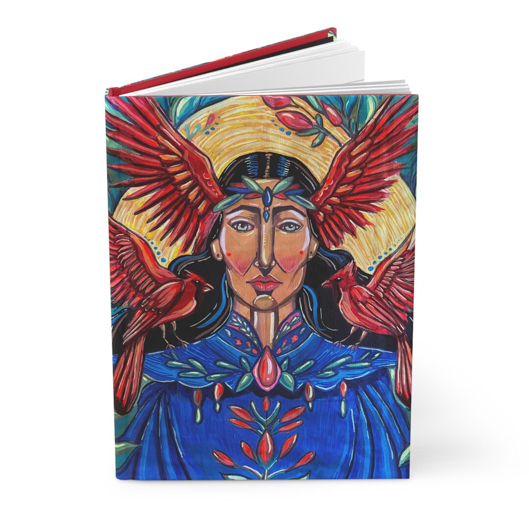 Original Artwork Journal - Cardinal Goddess Print - Etsy