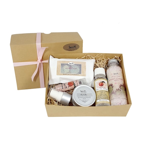 5 Piece Mini Spa Set Peach Cruelty Free Skin Care Made | Etsy