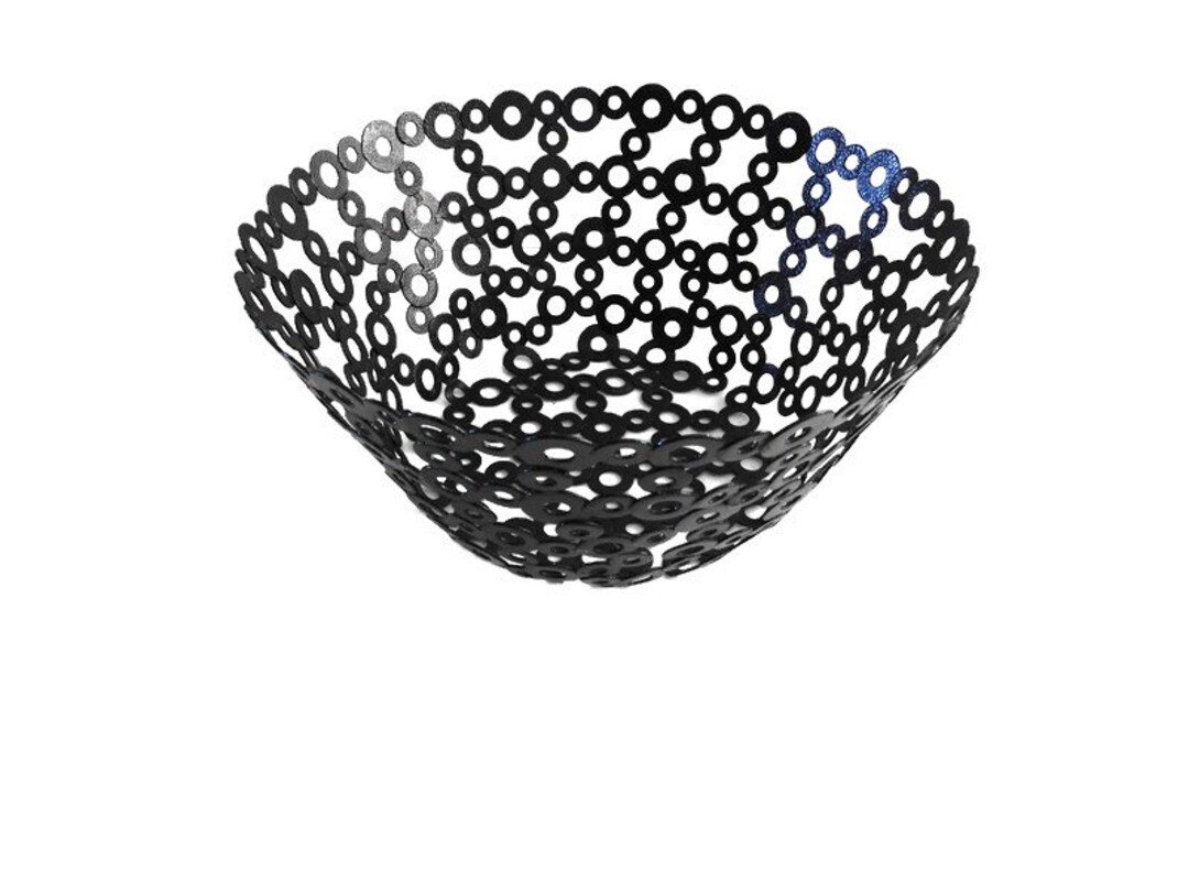 Vintage Decorative Welded Metal Washers Bowl Industrial Design - Etsy