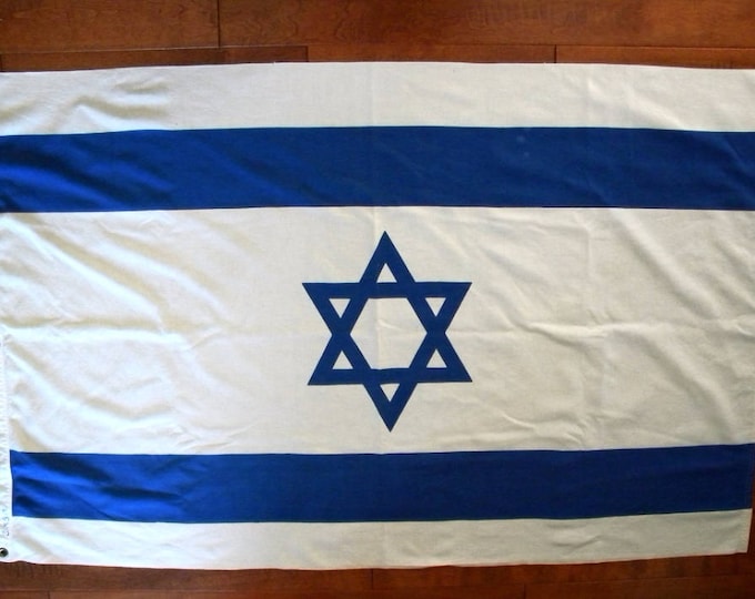 Vintage Paramount Flag Co. San Francisco Ajax 100% Cotton Israel Star ...