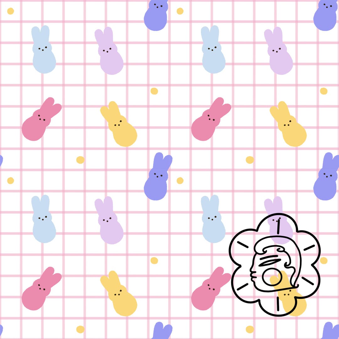 Peeps Easter Seamless Digital Pattern - Etsy