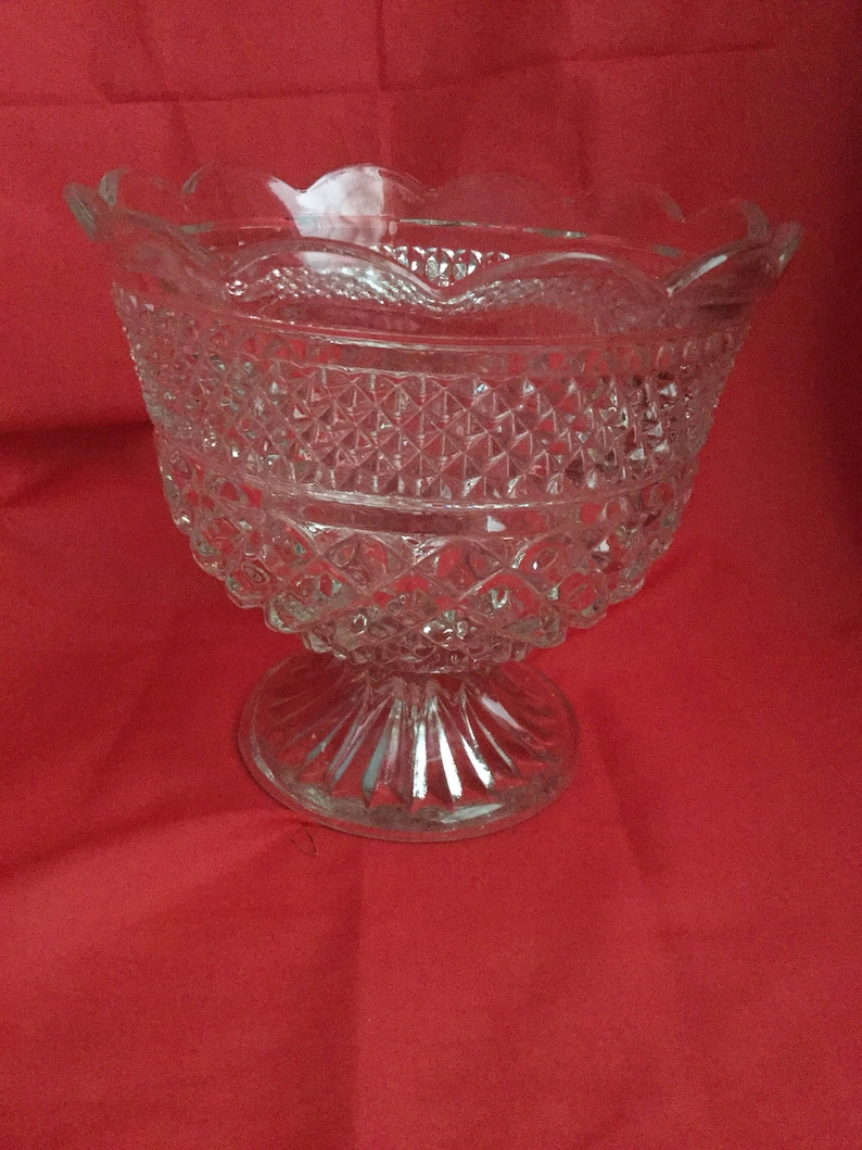 Indiana Glass Compote Bowl - Etsy