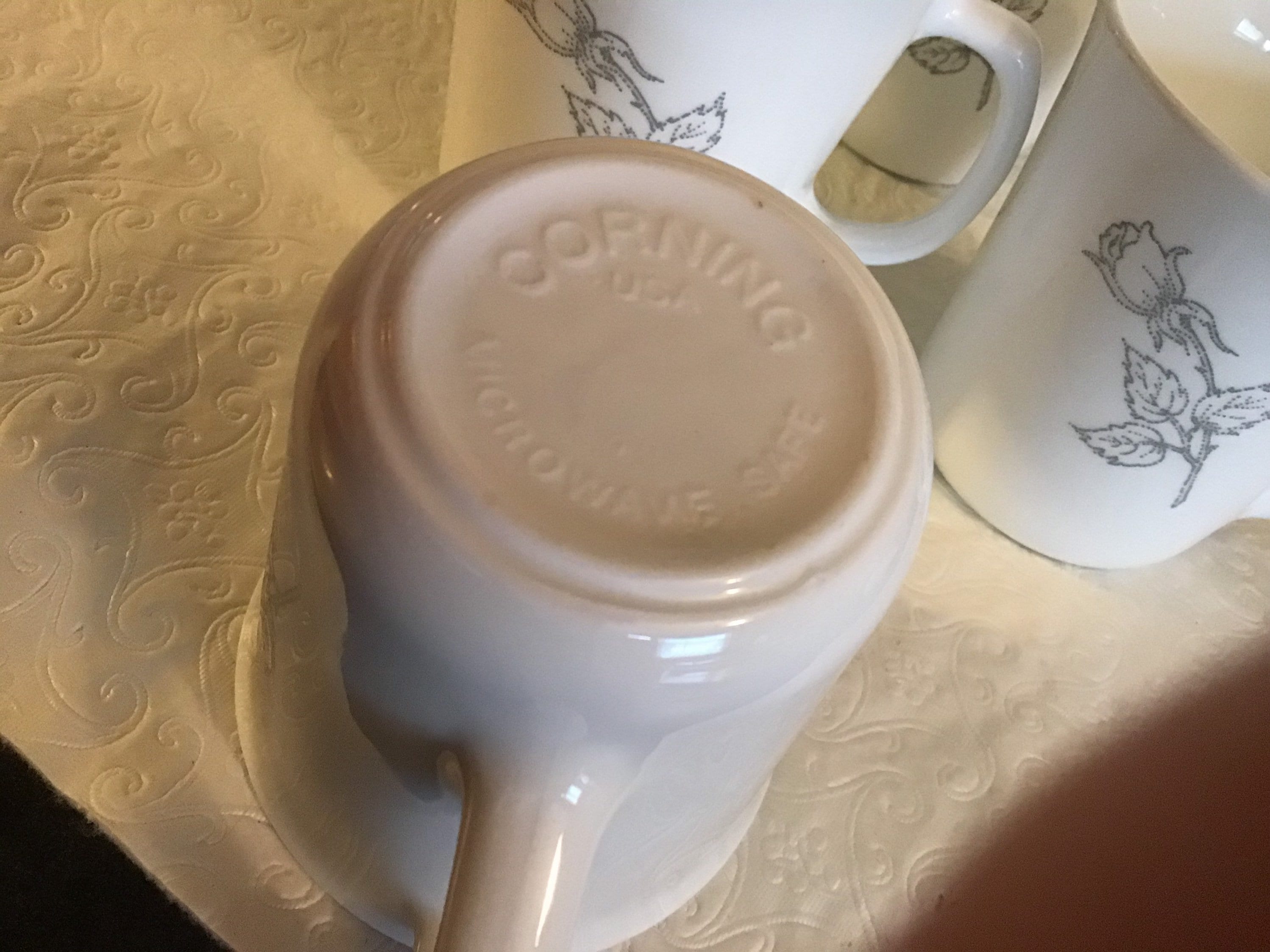 Vintage Corelle Coffee Cups. - Etsy