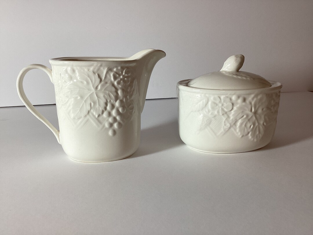 Mikasa Sugar and Creamer - Etsy