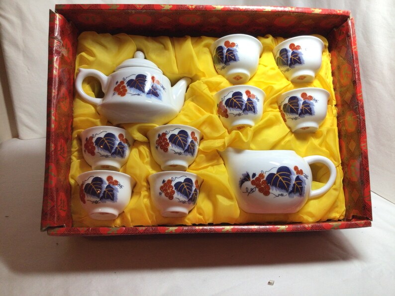 Vintage Chinese Ceremony Tea Set - Etsy