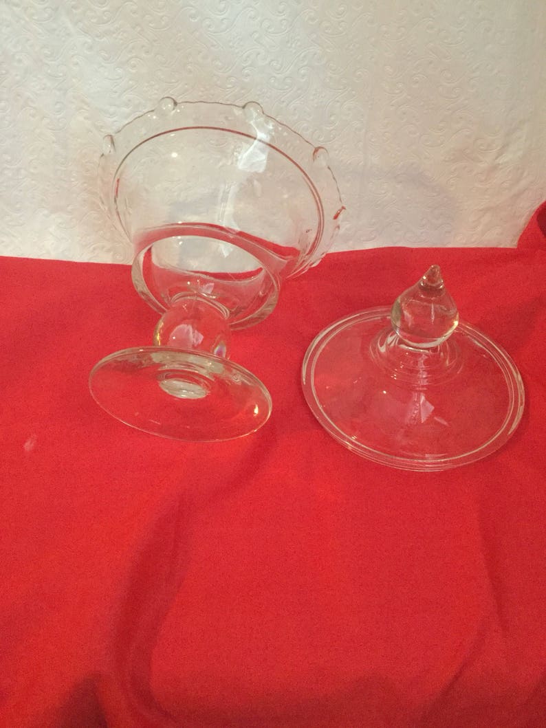 Etched Pedestal Candy Dish - Etsy