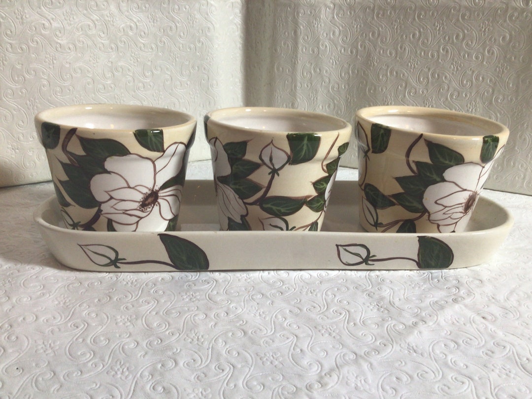 Vintage Flower Pots - Etsy