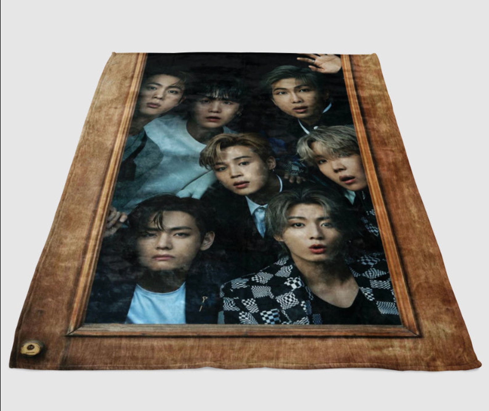 BTS Fleece Blanket, K Pop Blanket, Gift for Kpop Fans, Kpop Gift, Army ...