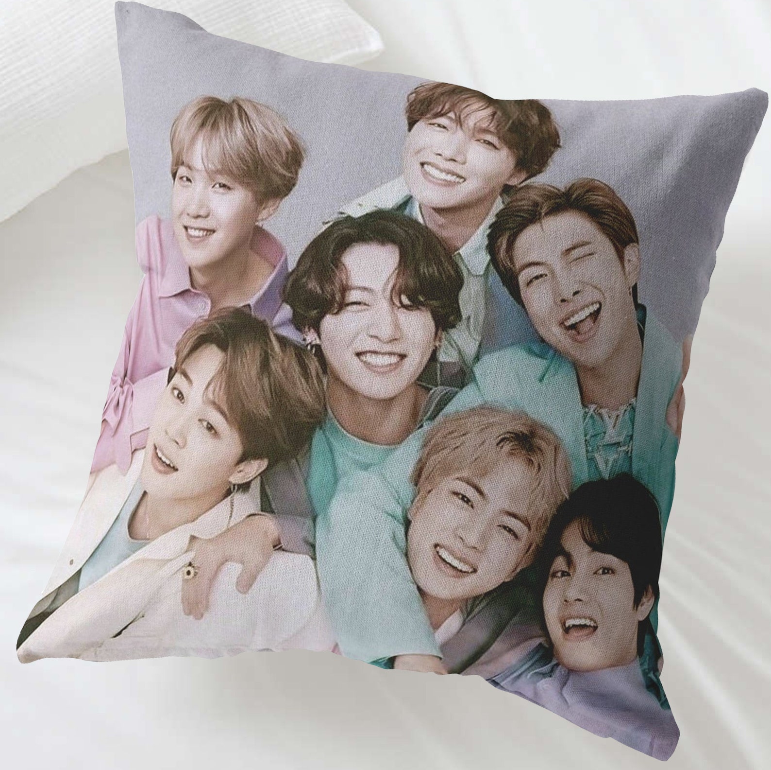 BTS Decorative Pillow K Pop Throw Pillow BTS Cushion BTS | Etsy