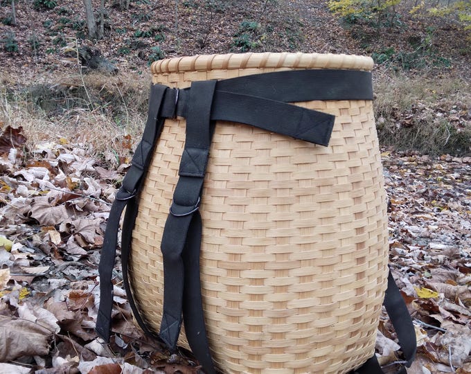 Adirondack Pack Basket- Foraging Backpack - “red-shouldered Hawk“ - Etsy