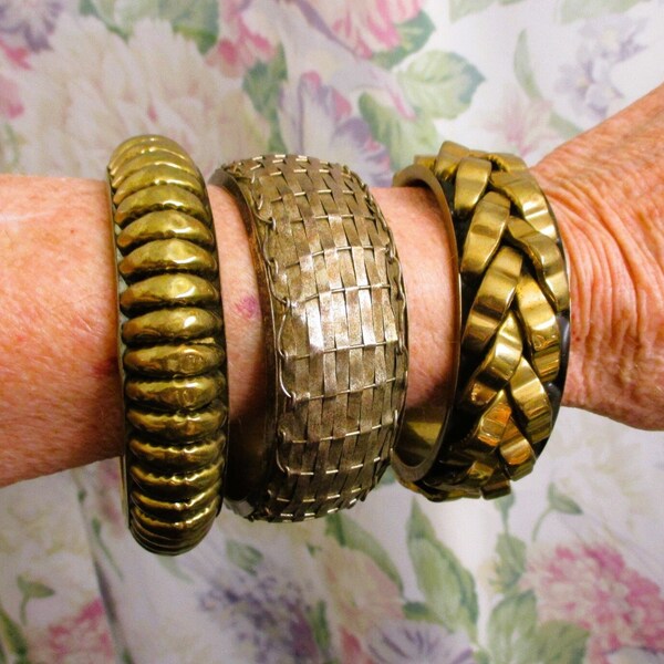 Wide Bangle Bracelet - Etsy