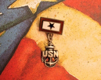 Wwii Blue Star Pin - Etsy