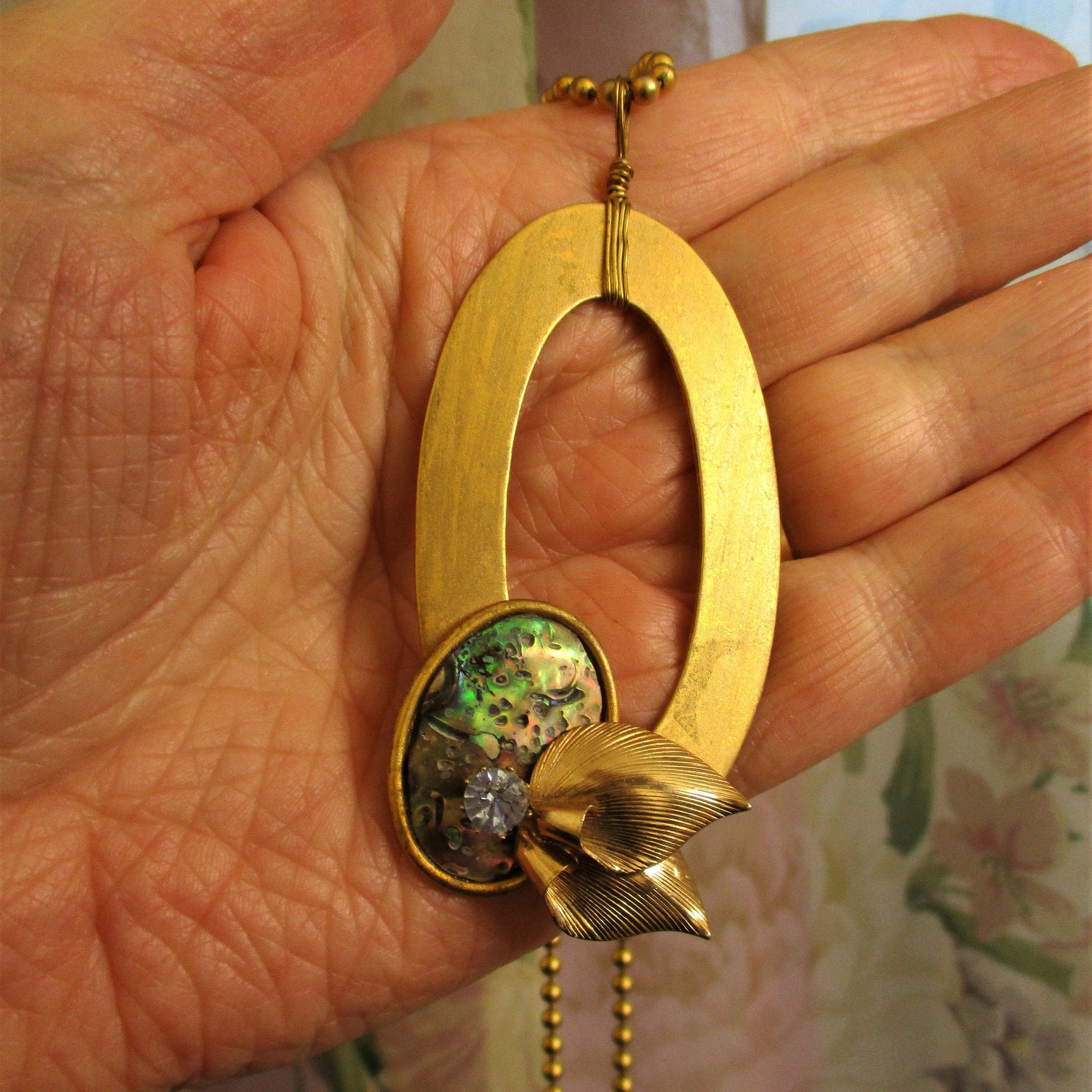 Gale ROTHSTEIN II Pendant Necklace Vintage Designer - Etsy