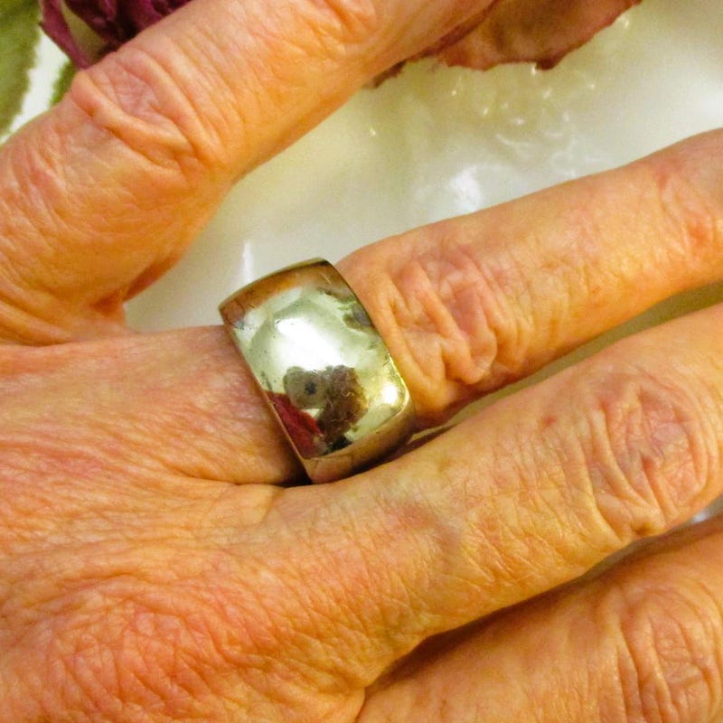 Cast Silver Ring - Etsy