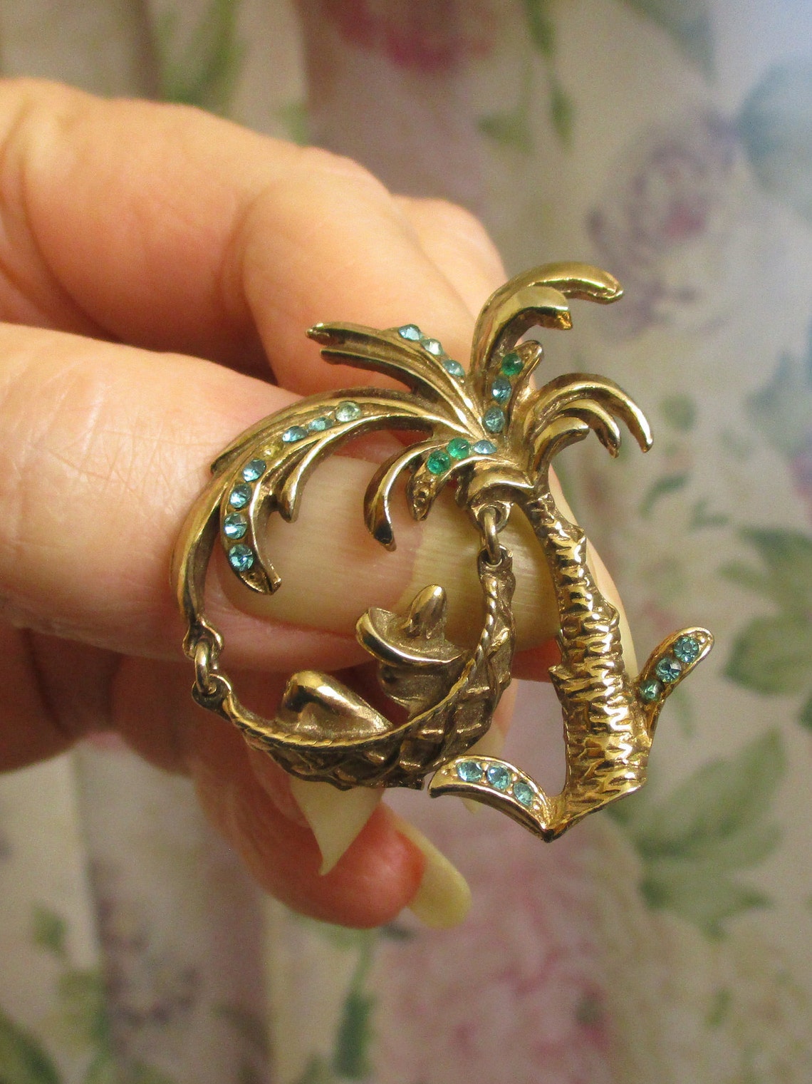 Palm Tree Brooch Lot Vintage Mixed Lot Palm Tree Collection | Etsy