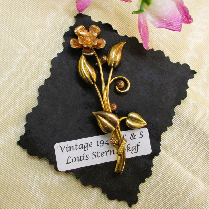 Louis Stern Brooch - Etsy