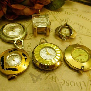 VINTAGE MECHANICAL Pocket Watch Pendant Watch Lot for Repair Parts ...