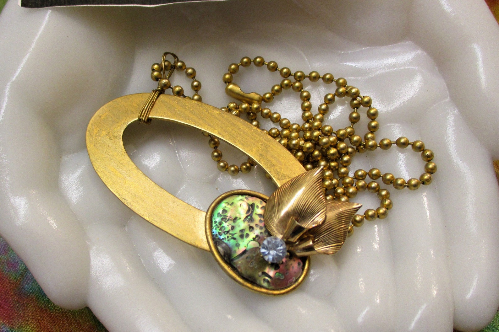 Gale ROTHSTEIN II Pendant Necklace Vintage Designer - Etsy