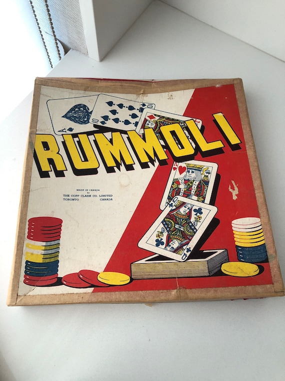 Toys & Games Games & Puzzles Rummoli Game Rummy Poker Card Game Vintage ...