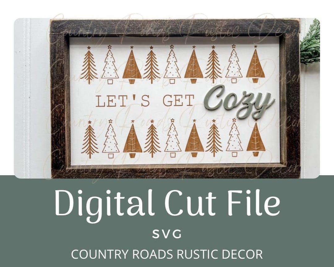 Let's Get Cozy SVG - Etsy