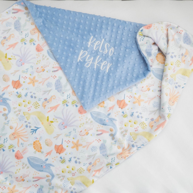 Baby Ocean Flannel - Etsy