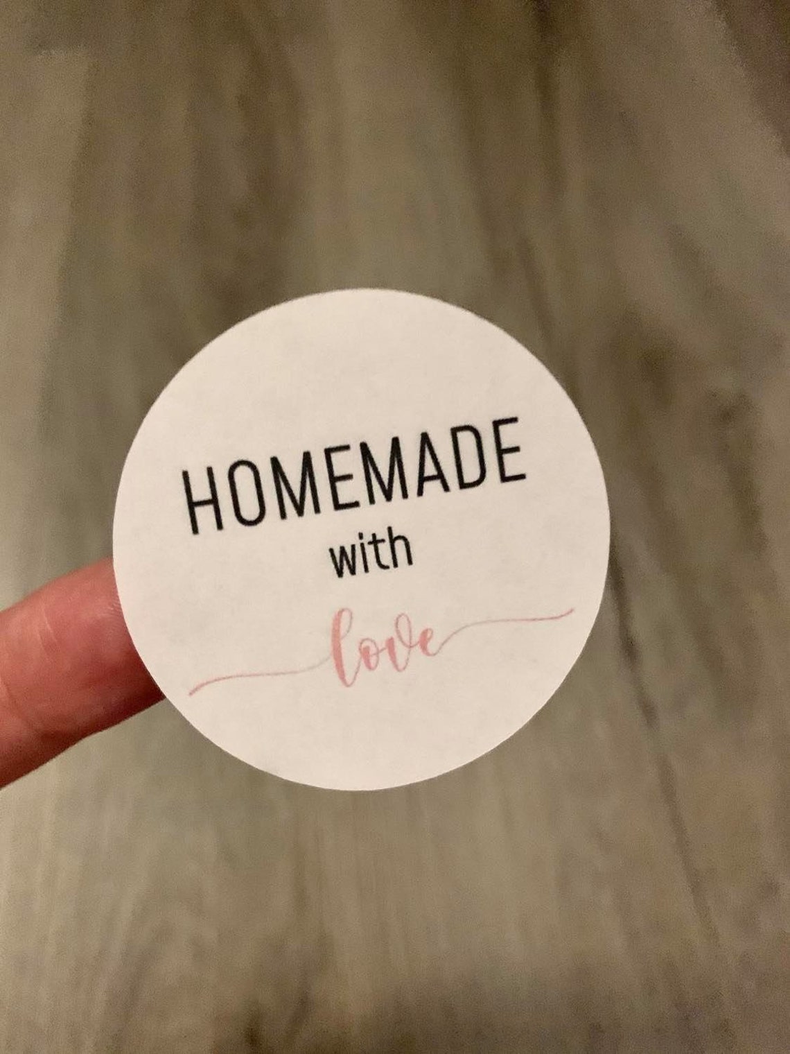 24 Pack Homemade With Love Sticker/labels for Gifts, Envelopes and More ...