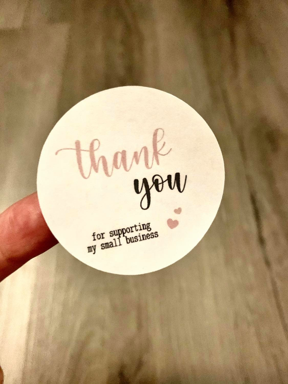 24 Pack Thank You Sticker/labels for Gifts, Envelopes and More - Etsy