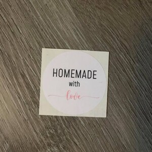 24 Pack Homemade With Love Sticker/labels for Gifts, Envelopes and More ...