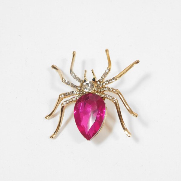 Hot Pink Brooch - Etsy
