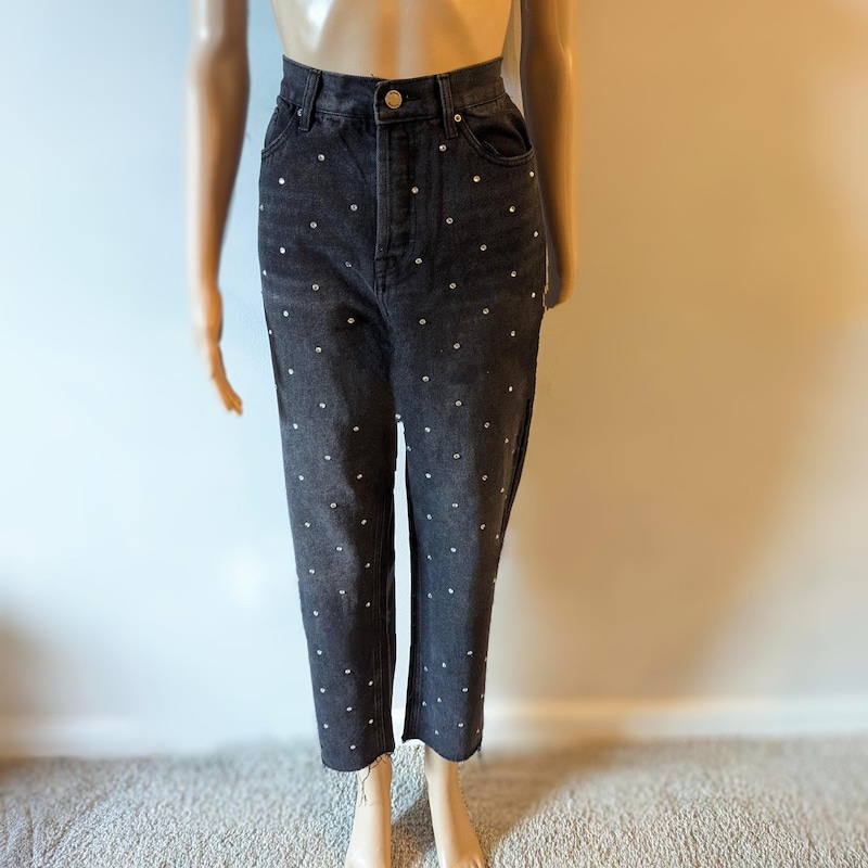 Jeans With Gems - Etsy