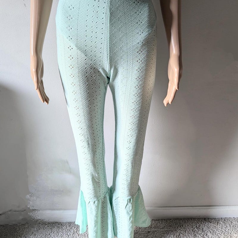 See Through Flare Pants - Etsy